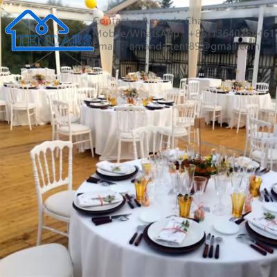 China Customized Big Aluminum Frame Transparent Marquee Event Tents for Outdoor Wedding Party 10m Span for sale