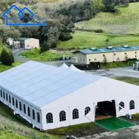 China Custom Large Capacity Aluminum Alloy Marquee Wedding Tent 3m to 50m Span for sale