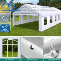 China White Wedding Marquee Party Tent 20x40ft Galvanized Steel Frame Waterproof PE Fabric for sale
