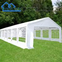 China White Wedding Marquee Party Tent 20x40ft Galvanized Steel Frame Waterproof PE Fabric for sale