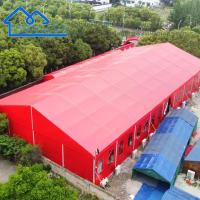 China Custom Aluminum Frame Wedding Marquee Tent 10m Span 30m Length Outdoor Exhibition Church Tent for sale