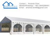 China Heavy Duty Aluminum Frame Party Marquee Tent 100km/h Wind Resistant Custom Size White Canopy for sale