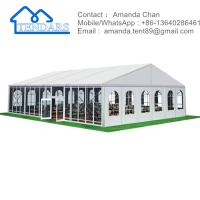 China Heavy Duty Aluminum Frame Party Marquee Tent 100km/h Wind Resistant Custom Size White Canopy for sale