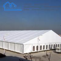China Clear-Span Birthday Party Marquee Tents Galvanized Framework PVC Fabric Wide Canopy Structure for sale