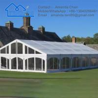 China Heavy Duty Aluminum Frame Party Marquee Tent 100km/h Wind Resistant Custom Size White Canopy for sale