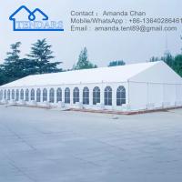 China Hard Pressed Aluminum Alloy T6061 T6 Party Marquee Tent 850gsm Double PVC Roof 80kmh Wind Load for sale