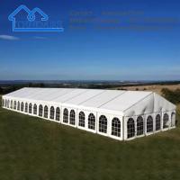 China Hard Pressed Aluminum Alloy T6061 T6 Party Marquee Tent 850gsm Double PVC Roof 80kmh Wind Load for sale