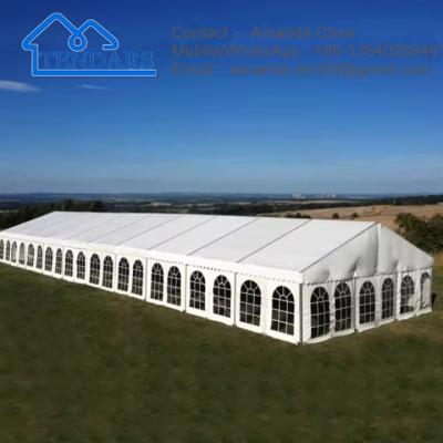 China Clear-Span Birthday Party Marquee Tents Galvanized Framework PVC Fabric Wide Canopy Structure for sale