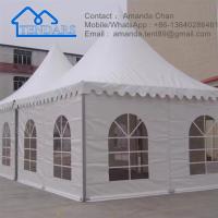 China Tendars Tower Party Marquee Tent 650g PVC Coated Fabric Aluminum Frame 100km/h Wind Load for sale