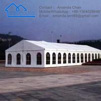 China Hard Pressed Aluminum Alloy T6061 T6 Party Marquee Tent 850gsm Double PVC Roof 80kmh Wind Load for sale