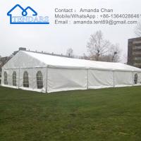 China Wind-Resistant Party Marquee Tent 850G PVC Aluminum Frame Canopy Structure Custom Size for sale