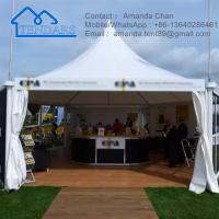 China Tendars Tower Party Marquee Tent 650g PVC Coated Fabric Aluminum Frame 100km/h Wind Load for sale
