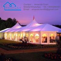 China Custom Aluminum Alloy Party Marquee Tent Fire Retardant PVC Canopy 15 Year Lifespan for sale
