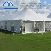 China Tendars Tower Party Marquee Tent 650g PVC Coated Fabric Aluminum Frame 100km/h Wind Load for sale