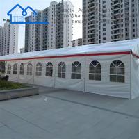 China Wind-Resistant Party Marquee Tent 850G PVC Aluminum Frame Canopy Structure Custom Size for sale