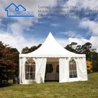 China Fire Retardant Party Marquee Tent 3m Aluminum Frame Full Sidewall PVC Canopy Structure for sale