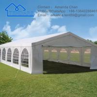 China Custom Aluminum PVC Wedding Tent Heavy Duty Frame UV Resistant 25sqm Minimum for sale
