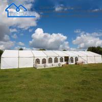 China Custom Party Marquee Tent 100kmh Wind Resistant Aluminum Alloy Frame Waterproof PVC for sale
