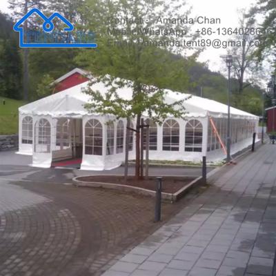 China Custom Party Marquee Tent 100kmh Wind Resistant Aluminum Alloy Frame Waterproof PVC for sale