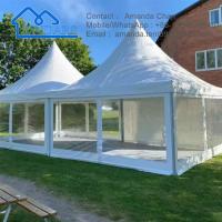China Fire Retardant Party Marquee Tent 3m Aluminum Frame Full Sidewall PVC Canopy Structure for sale