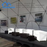 China Spherical Dome Tent 6m to 50m Diameter Q235 Steel Frame PVC Skylight for Commercial Events for sale