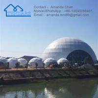 China Dome Roof Double Decker Tent 4m-8m Diameter Galvanized Steel Frame Outdoor Wedding Marquee for sale