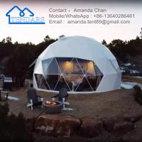 China Preservative Glamping Dome Tent 6m 8m for Resort High Temperature Resistance for sale
