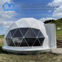 China Glamping Luxury Outdoor PVC Dome Tent Hotel House Half Dome for Activity 4m-60m for sale