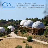 China Winter Dome Hotel Tent Geodesic 6m Diameter 3m Height Waterproof Fireproof Sunproof Outdoor Camping for sale