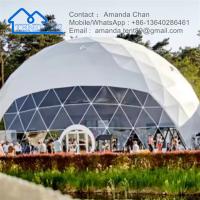 China Commercial Igloo Geodesic Dome Tent 25sqm PVC 3000mm Waterproof for Trade Show Camping for sale