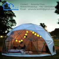 China Commercial Igloo Geodesic Dome Tent 25sqm PVC 3000mm Waterproof for Trade Show Camping for sale