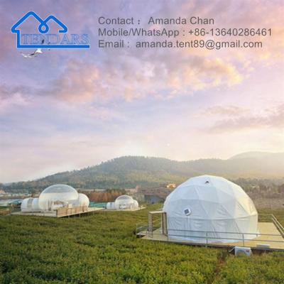 China Commercial Igloo Geodesic Dome Tent 25sqm PVC 3000mm Waterproof for Trade Show Camping for sale