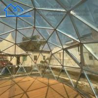 China Waterproof PVC Glamping Geodesic Dome House 6m Diameter Outdoor Hotel Tent for Wedding for sale