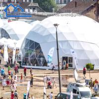 China Outdoor Luxury Four Season Dome Hotel Geodesic Glamping House Tent 3m to 50m for sale