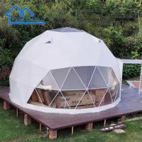 China Outdoor Luxury Four Season Dome Hotel Geodesic Glamping House Tent 3m to 50m for sale