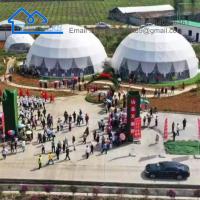 China Prefabricated Commercial Dome Tent Hotel 25sqm PVC Transparent Outdoor Luxury Glamping for sale
