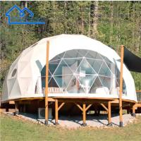 China Prefabricated Commercial Dome Tent Hotel 25sqm PVC Transparent Outdoor Luxury Glamping for sale