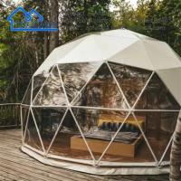 China Prefabricated Commercial Dome Tent Hotel 25sqm PVC Transparent Outdoor Luxury Glamping for sale