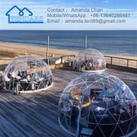 China Waterproof Outdoor Luxury Transparent PVC Garden Dome Tent 15 Year Lifespan for sale
