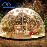 China Waterproof Outdoor Luxury Transparent PVC Garden Dome Tent 15 Year Lifespan for sale