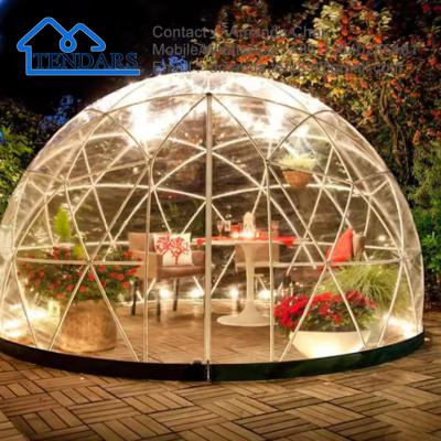 China Waterproof Outdoor Luxury Transparent PVC Garden Dome Tent 15 Year Lifespan for sale