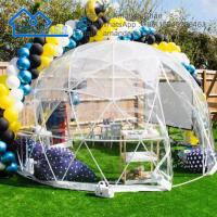 China Waterproof Outdoor Luxury Transparent PVC Garden Dome Tent 15 Year Lifespan for sale