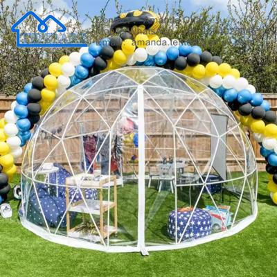 China Attractive Aluminium Frame Geodesic Dome Camping Tent For Restaurant Or Hotel for sale