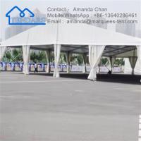 China Large Aluminum Alloy PVC Marquee Tent Outdoor Industrial Warehouse Tent 100km/h Wind Resistance for sale