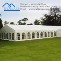 China Aluminum Frame Marquee Tent 10x20ft Waterproof Party Tent with Sidewalls for Events Wedding for sale