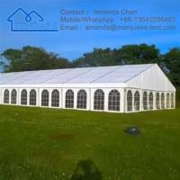 China Aluminum Frame Commercial Marquee Tent 20m to 40m Span Wedding Party Event Tent for sale