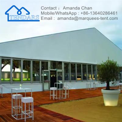 China Large Aluminum Frame Temporary Tent Buildings Commercial Event Tents 3m to 50m Span for sale