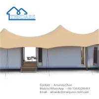 China Outdoor Luxury Eco Resort Hotel Tent Membrane Structure House 95m2 105m2 for sale
