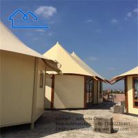 China Luxury Modern Hotel Tent Resort Garden Camping Tent with Bathroom 2500kg for sale
