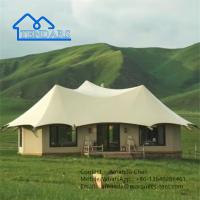 China Outdoor Luxury Membrane Structure Safari Resort Hotel Tent 95m² with Bathroom for sale